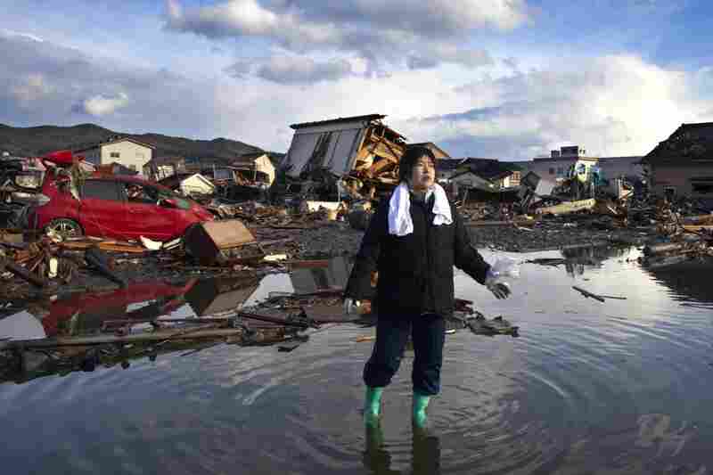 After Earthquake And Tsunami, Shock Begins To Turn To Anger In Japan : NPR
