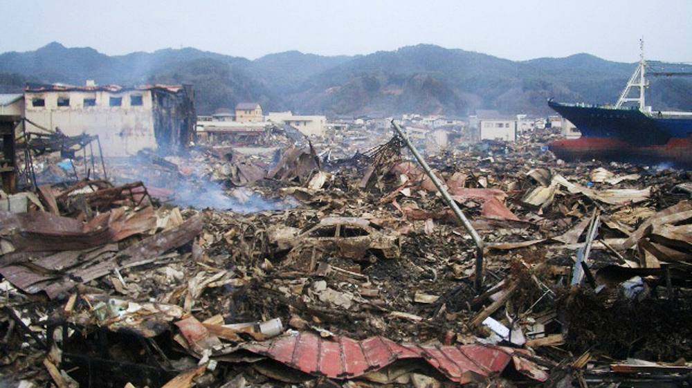 Tsunami Was More Than 77 Feet High At Its Peak : The Two-Way : NPR