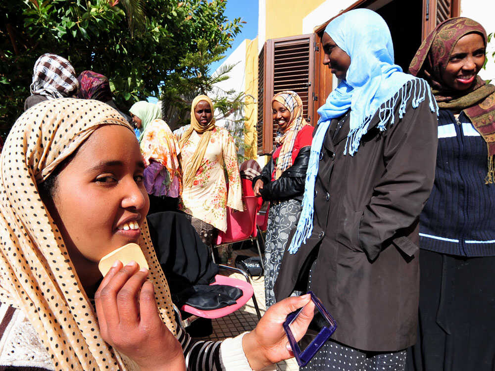 Italians Rescue Africans Fleeing 'Boiling' Libya : NPR