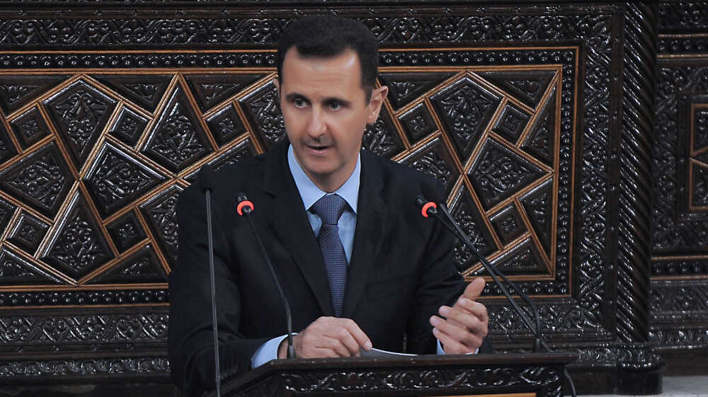Syria's President Blames Rebel 'Conspirators' : NPR