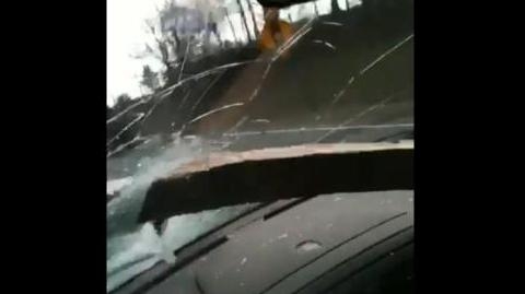 'Scariest Car Crash Ever Caught On Video' : The Two-Way : NPR