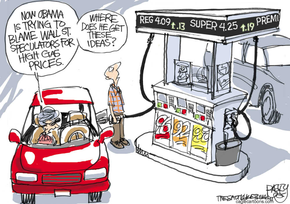 Double Take 'Toons: Gas Prices, A Crisis Wasted? : NPR
