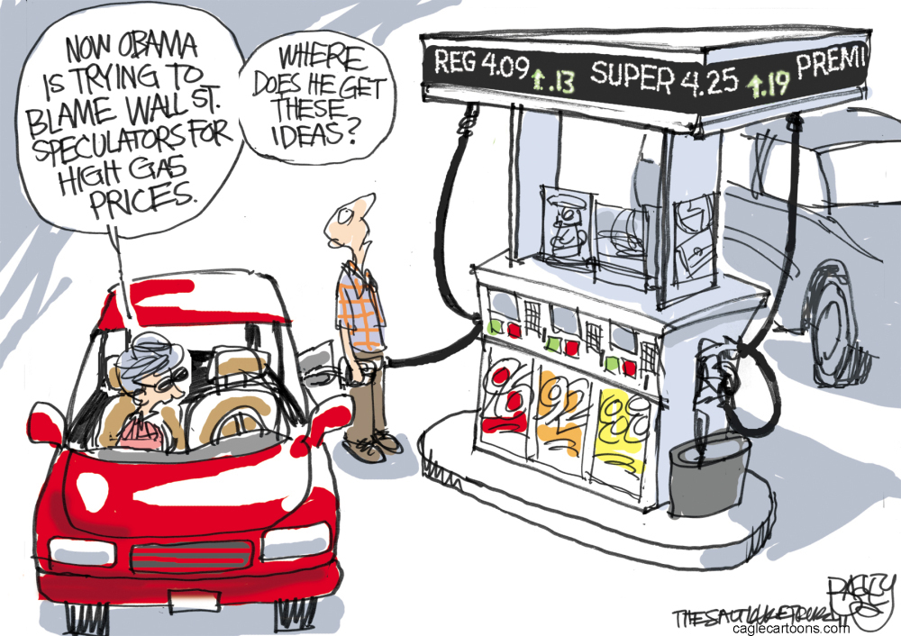 Double Take 'Toons: Gas Prices, A Crisis Wasted? : NPR