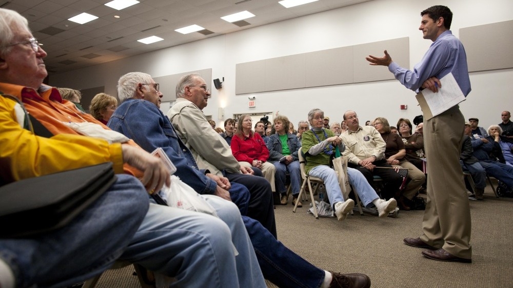 GOP Budget Architect Paul Ryan Heads Home To Mixed Reviews : NPR