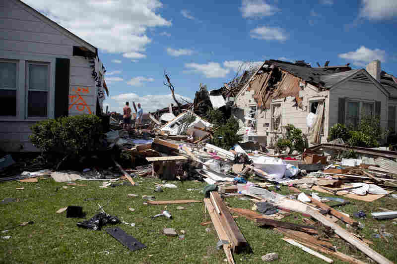 Small Towns Struggle After Storms' Destruction : NPR