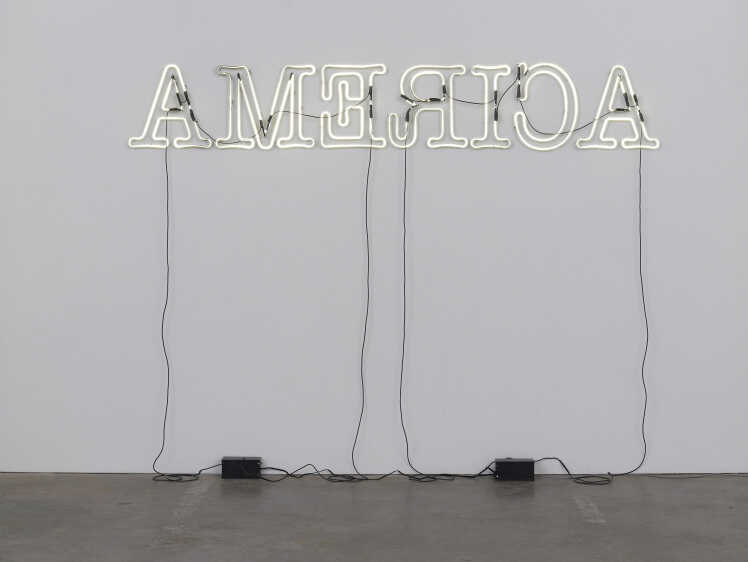 Glenn Ligon Reframes History In The Art Of 'America' : NPR