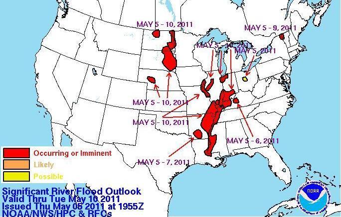 Around Memphis, Mississippi River May Stay Above Flood Level Into June ...