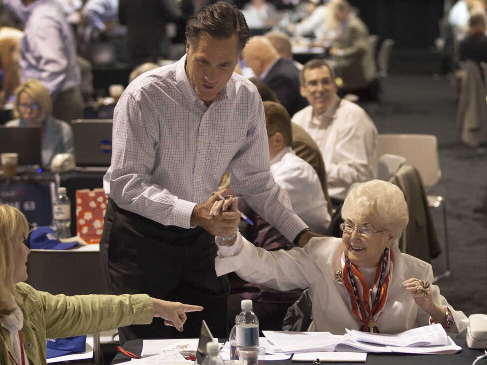 Mitt Romney, GOP Money Magnet : It's All Politics : NPR