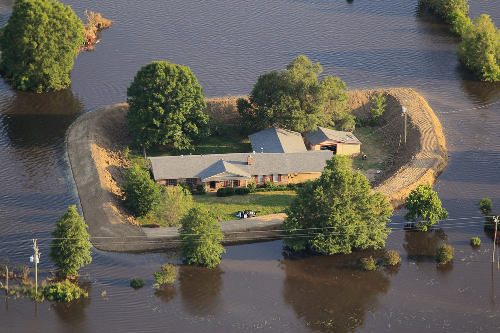 Photos: Come High Water, Homemade Levees May Save The Day | NCPR News
