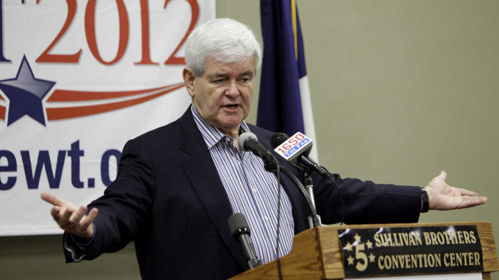 Gingrich Backpedals On Medicare Comments In Iowa : NPR