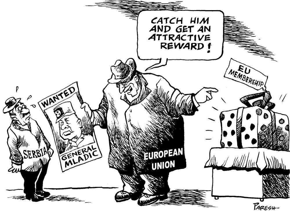 Double Take 'Toons: Mladic Serb-ed Up? : NPR