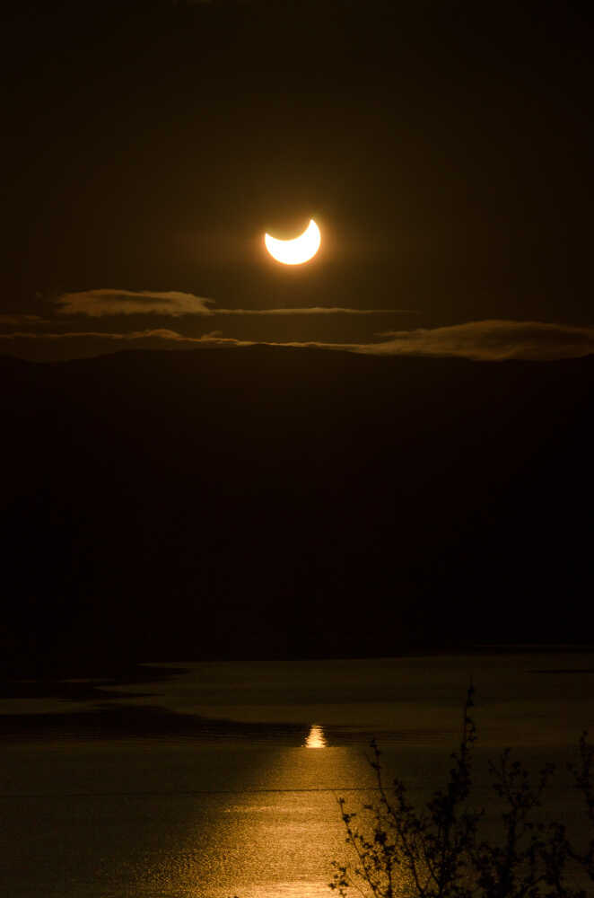 Stunning: A Solar Eclipse At Midnight : The Two-Way : NPR