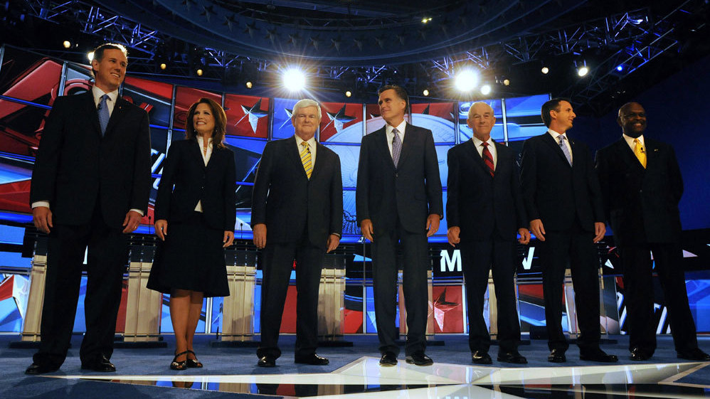 In GOP Debate, Candidates Blast Obama On Economy : It's All Politics : NPR