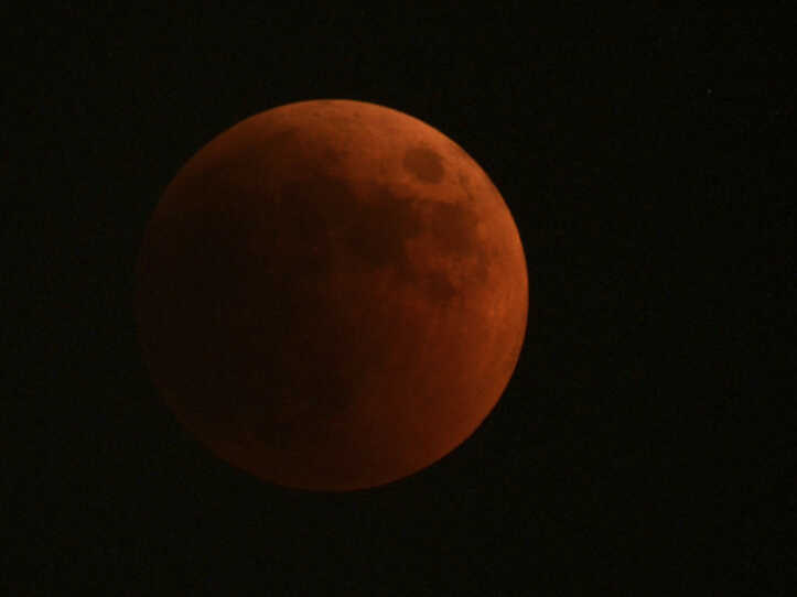 Blood Red Moon: Total Eclipse Is Quite A Show : The Two-Way : NPR