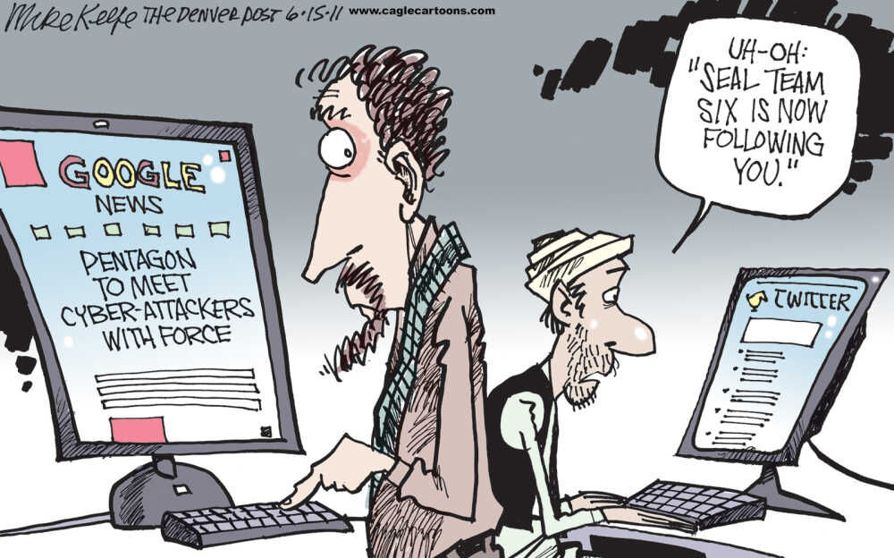 Double Take 'Toons: Cyber Insecurity? : NPR