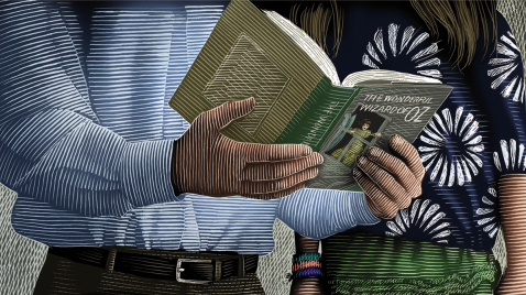 Father-Daughter Reading Streak Lasts Nearly 9 Years : NPR