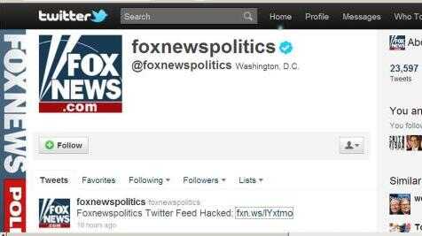 Secret Service Investigating Hack Of Fox News Twitter Account : The Two ...