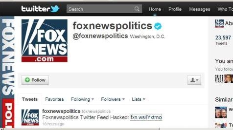 Secret Service Investigating Hack Of Fox News Twitter Account : The Two ...