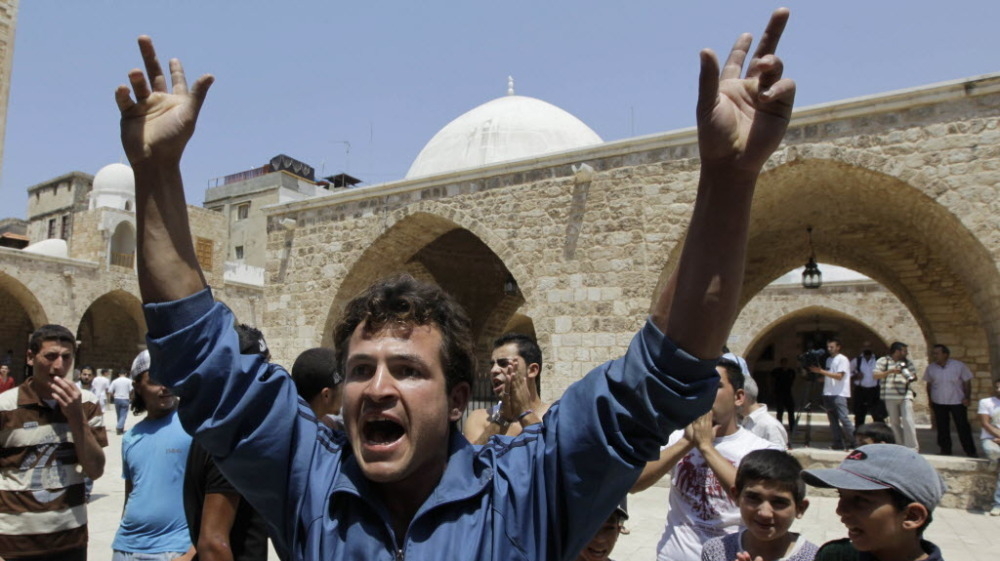 Syrians Hit Streets As Regime Lashes U.S. : NPR