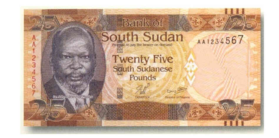 South Sudan Pound To Launch Next Week : Planet Money : NPR