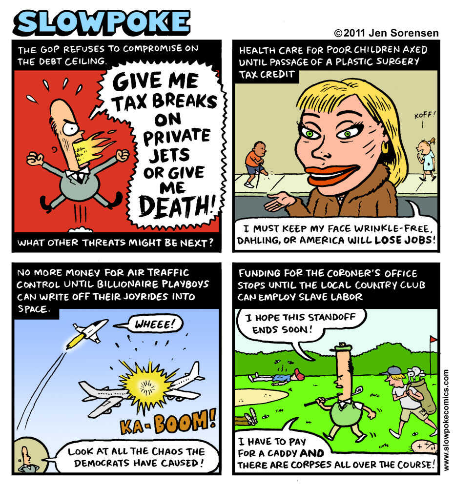 Double Take 'Toons: Succeeding With Excess? : NPR