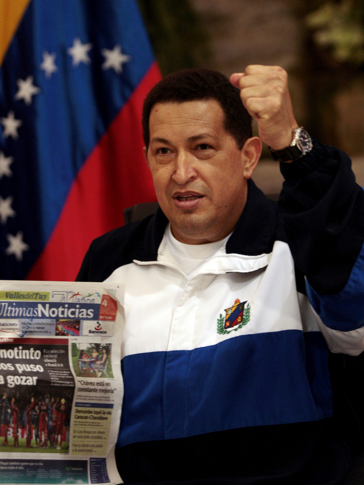 Ailing Chavez Faces Tough Re-Election Bid : NPR
