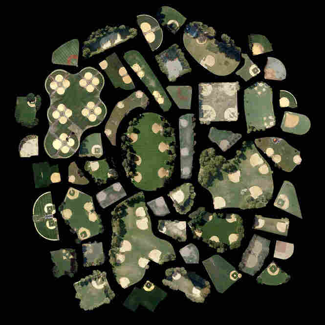 'Collecting' Swimming Pools And Stadiums: Art Made From Google Maps ...