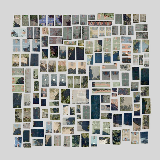 'Collecting' Swimming Pools And Stadiums: Art Made From Google Maps ...