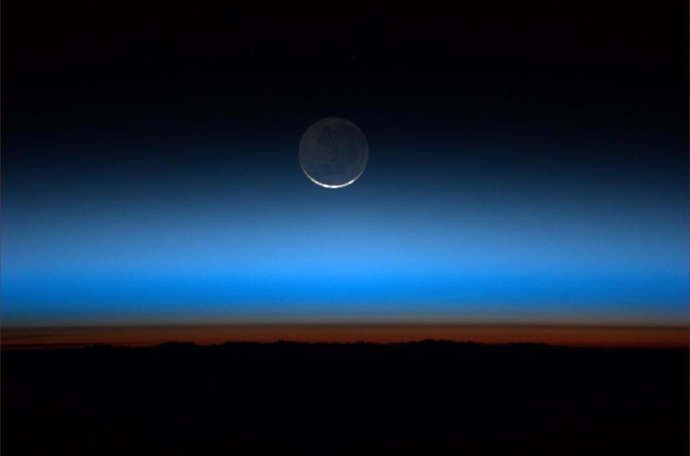 Simultaneous Sunset And Moonset: NASA's Image Of The Day : The Picture ...