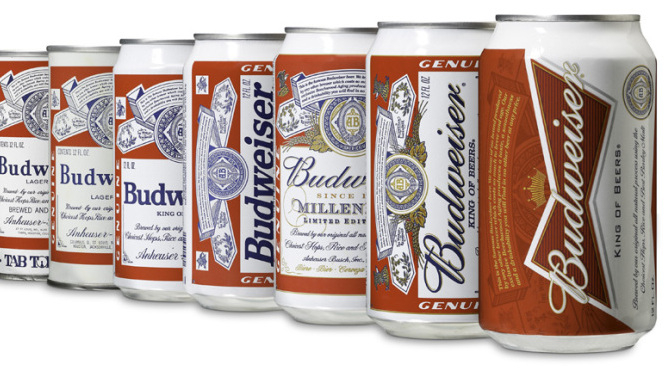 Budweiser Dresses Up Its Cans For 2011 : The Two-Way : NPR