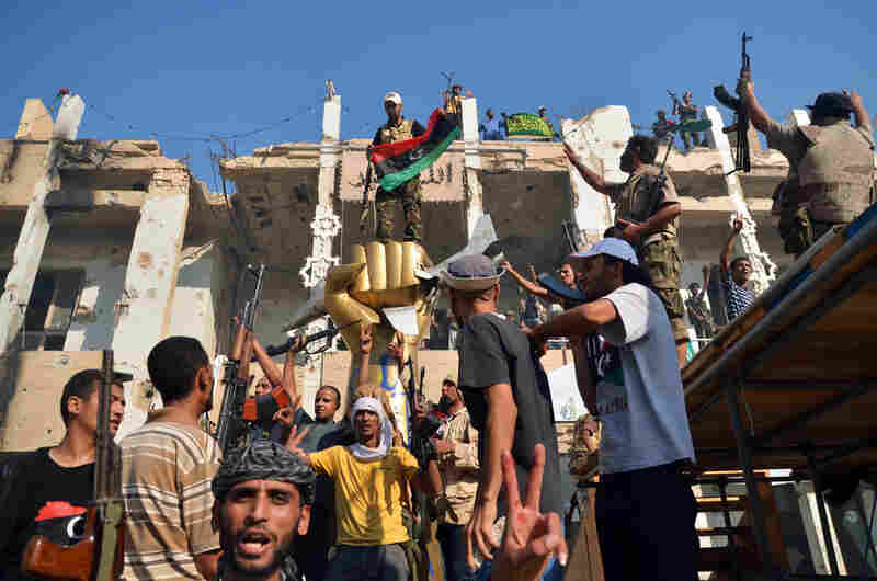 Libyan Rebels Jubilant, Gadhafi Defiant : NPR
