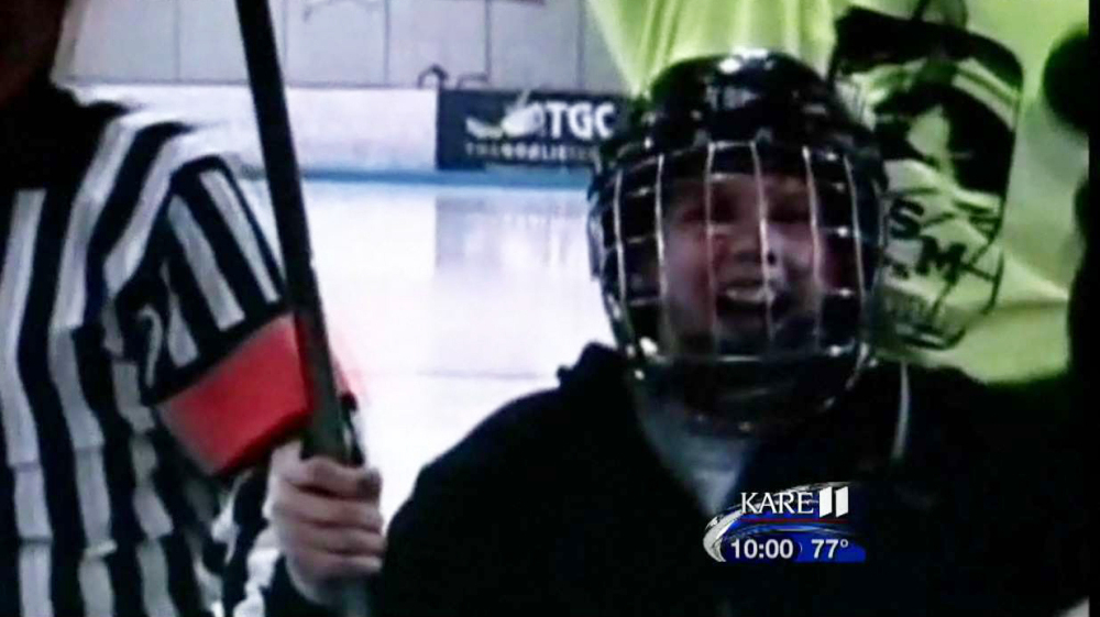 No Cash For Kid Who Made $50,000 Hockey Shot : The Two-Way : NPR