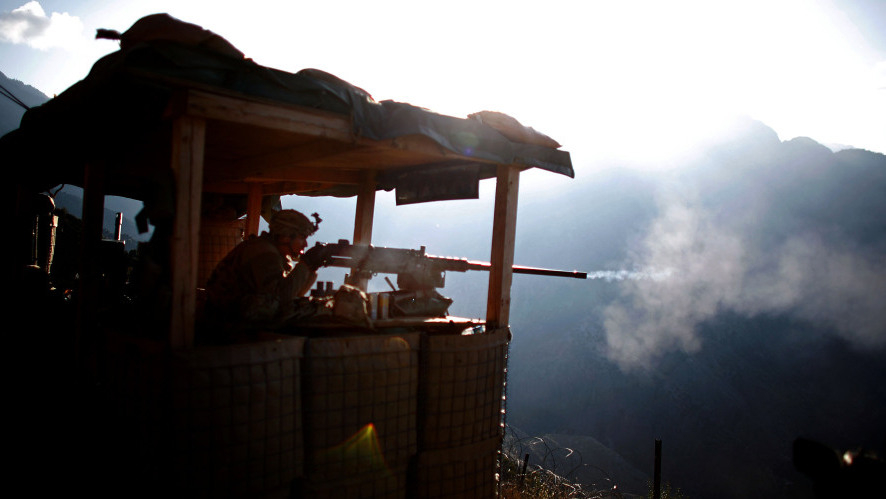 A Beautiful View, But Still A Battle Zone : The Picture Show : NPR