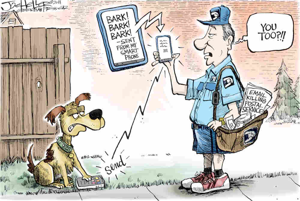 Double Take 'Toons: Carrying The Mail? : NPR
