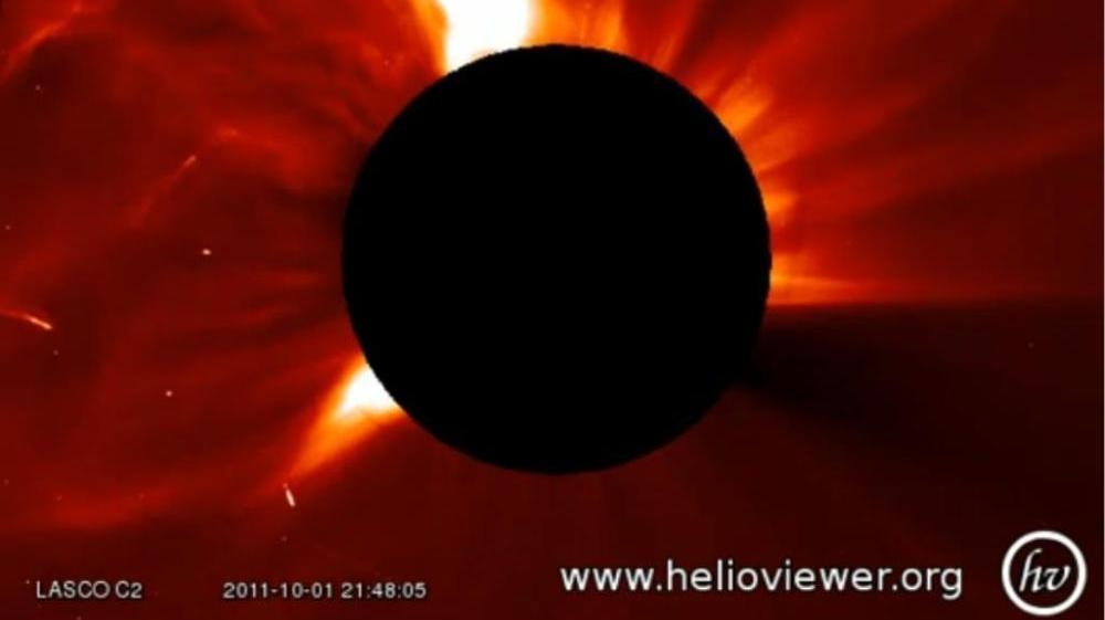 VIDEO: Comet Hits Sun; Is Brilliant Explosion Related? : The Two-Way : NPR