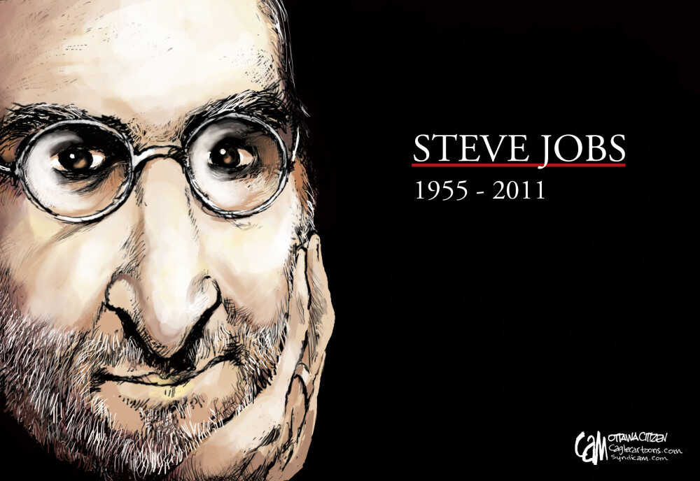 Double Take 'Toons: Steve Jobs 1955-2011 : NPR