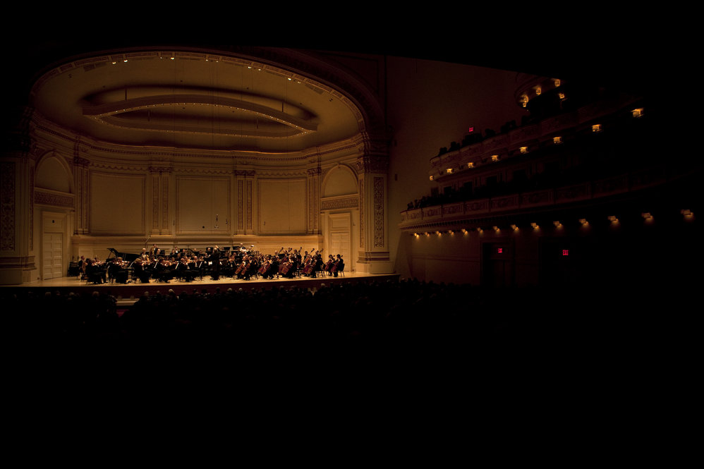Carnegie Hall View From Stage