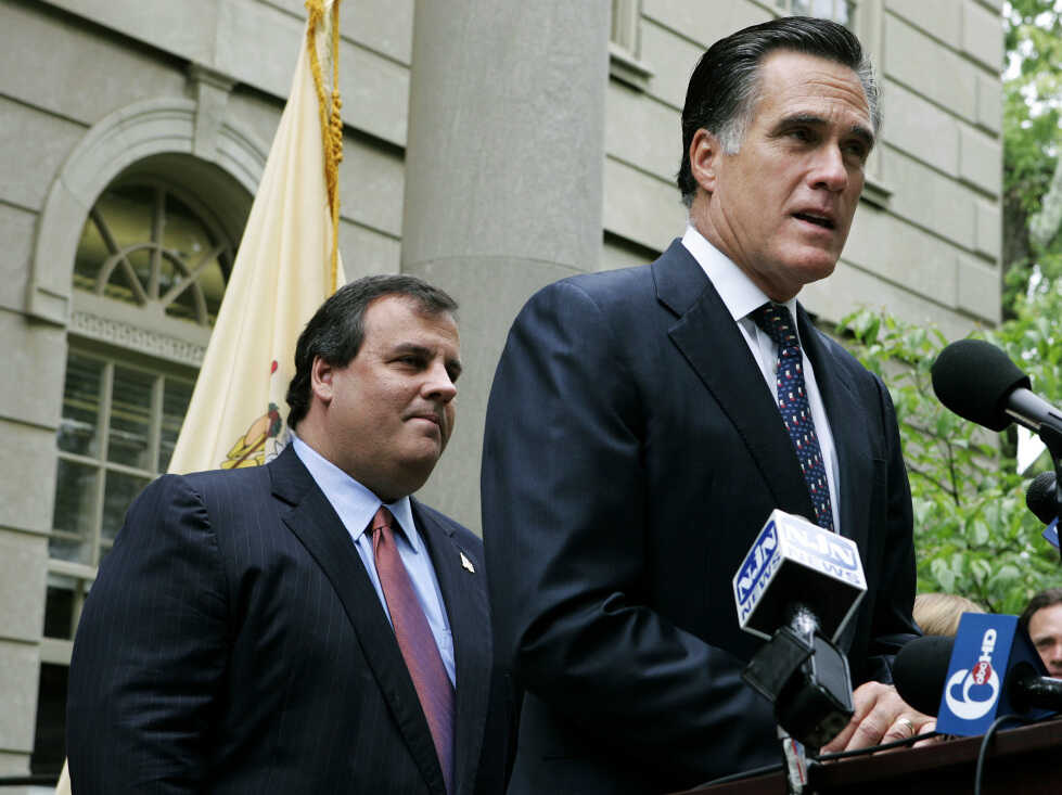 Mitt Romney Gets Chris Christie's Endorsement : It's All Politics : NPR