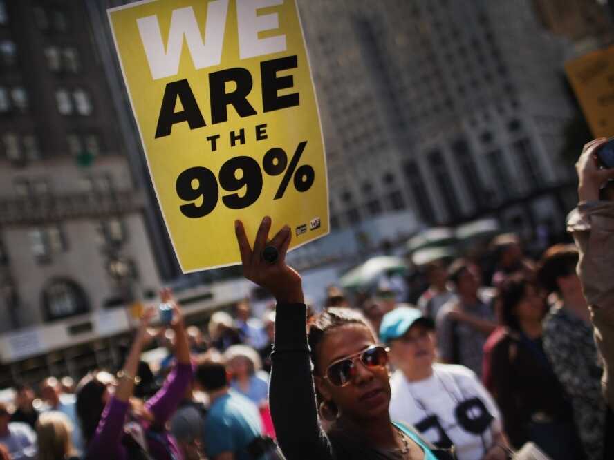 The Nation: The 99 Percent Rise Up : NPR