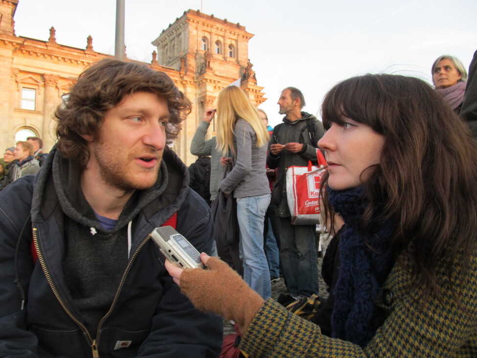 Occupy Wall Street Sweeps Through Berlin : NPR FM Berlin Blog : NPR
