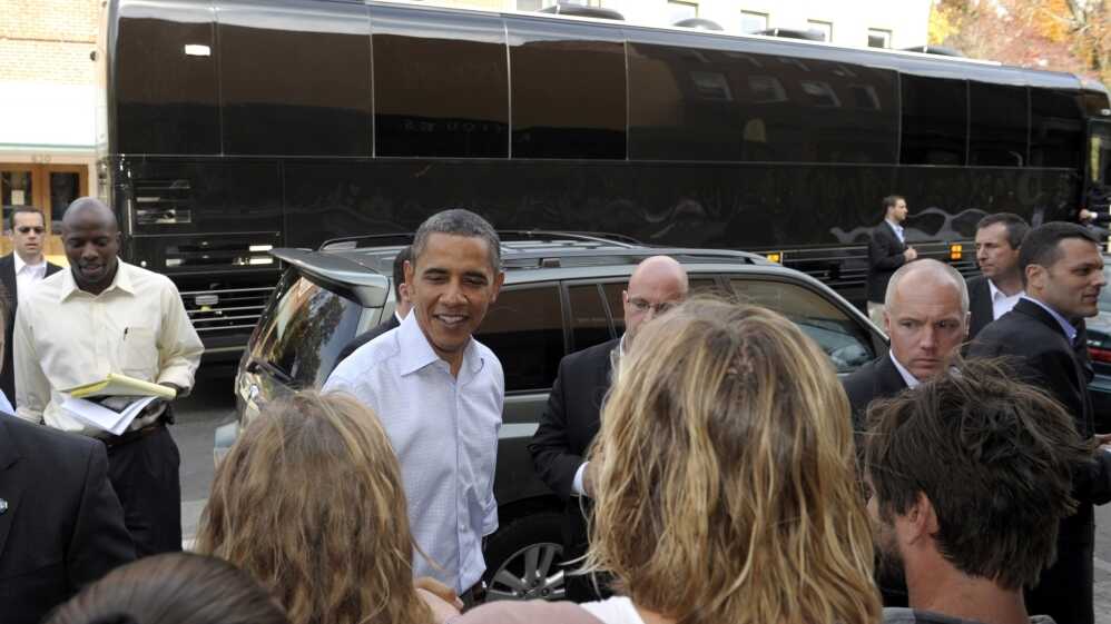 Obama Drives His Jobs Message To N.C. Crowds : NPR