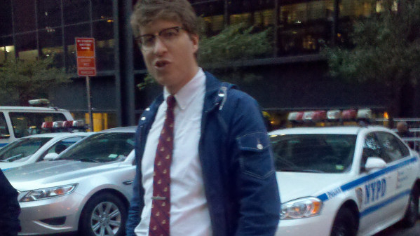 Out Of Wall Street Protest, An Unlikely Celebrity: 'Hipster Cop' : The ...