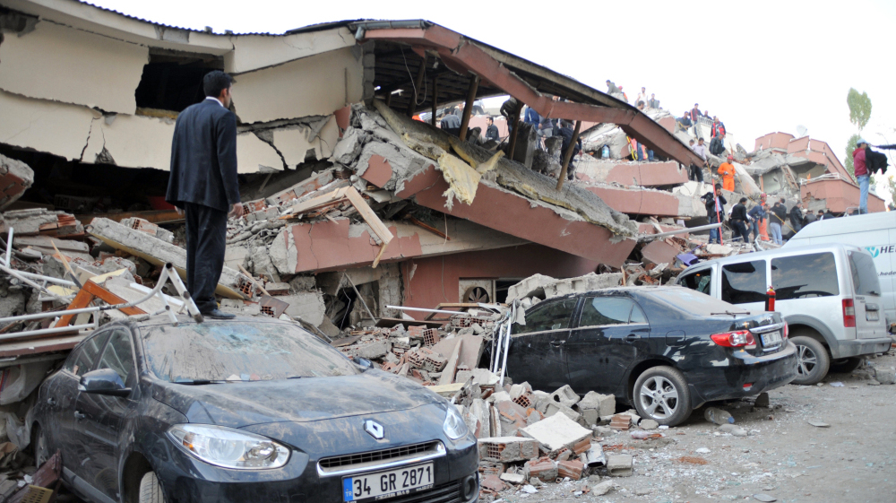 Hundreds Killed In Turkey As Quake Levels Buildings : NPR