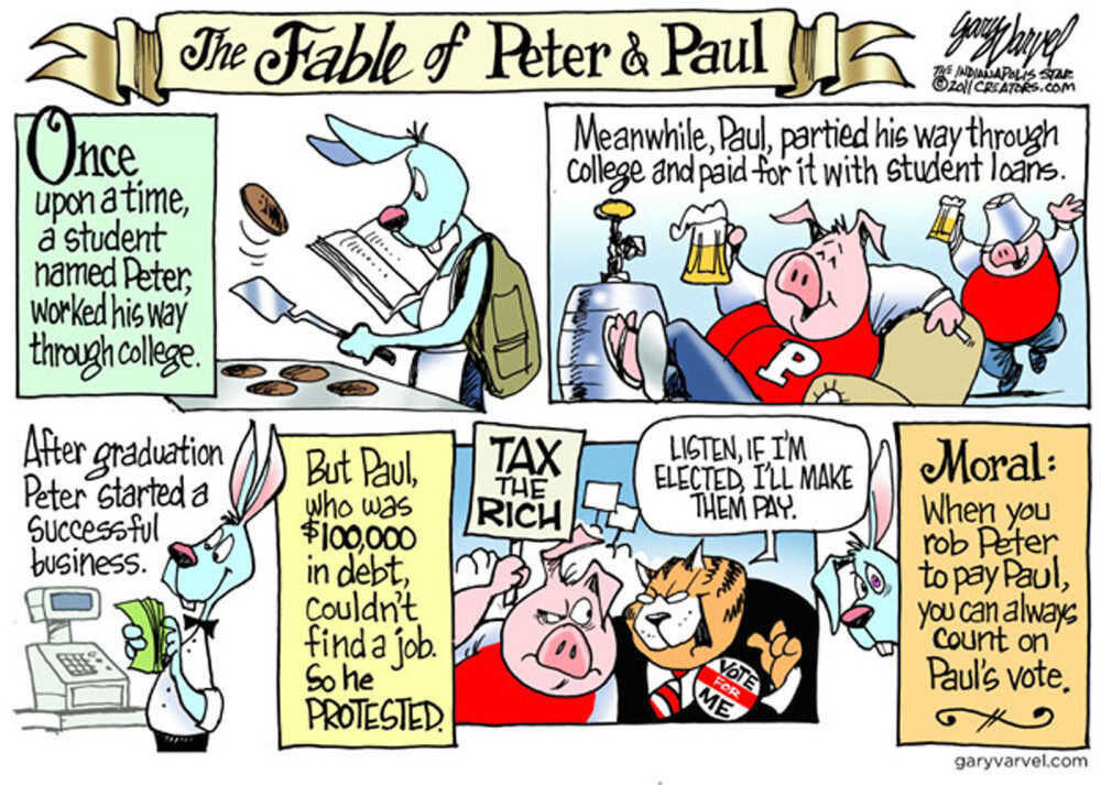 Double Take 'Toons: Borrowing Trouble? : NPR