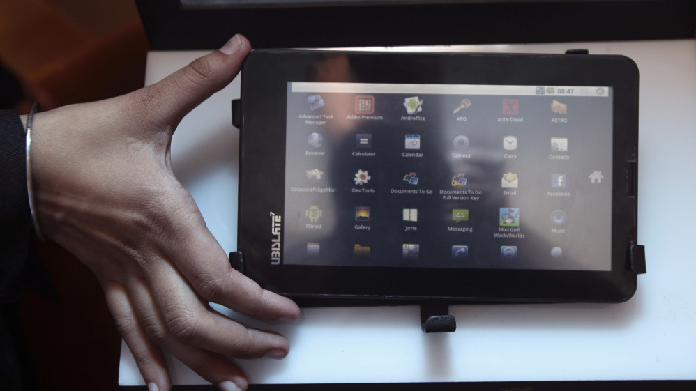 Will Cheap Tablet Bridge India's Digital Divide? : NPR