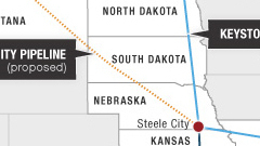 MAP: TransCanada's Keystone Pipeline : NPR