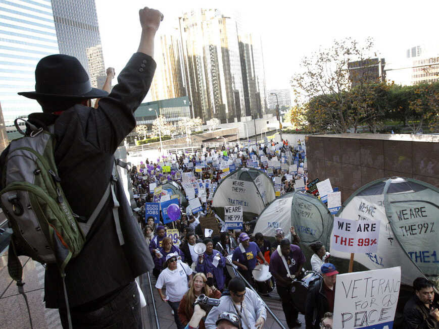 Protests Mark Two Months Of Occupy Movement : NPR