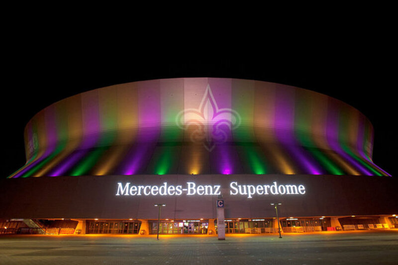Vote On The Superdome's New Light Display : The Two-Way : NPR