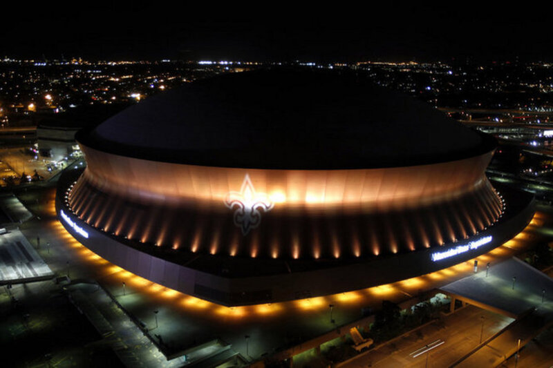 Vote On The Superdome's New Light Display : The Two-Way : NPR