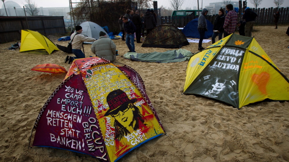 Occupy Berlin Continues Legally, For Now : NPR